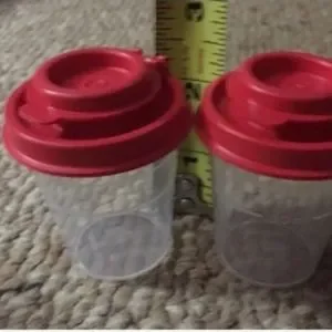 Tupperware | Kitchen | Tupperware Mini 2 Oz Midgets Salt Pepper Shaker ...
